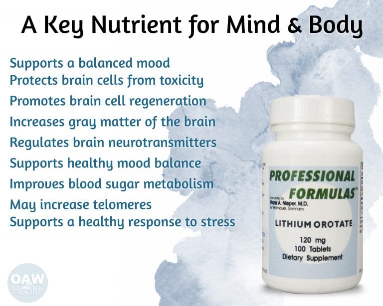 Benefits of Lithium Orotate - OAWHealth